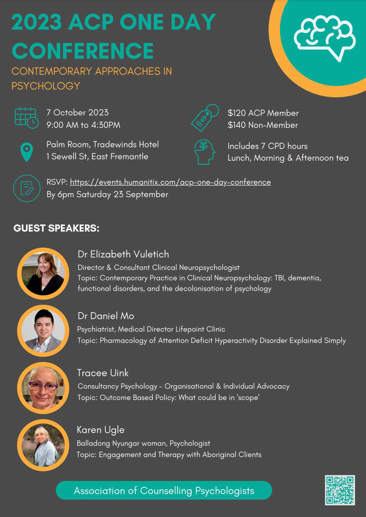 ACP One Day Conference 2023 - Association Counselling Psychologists